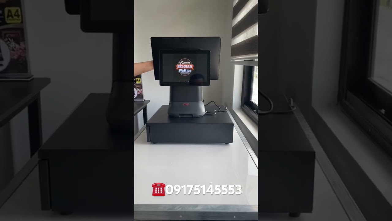 Our dual monitor touchscreen POS machine