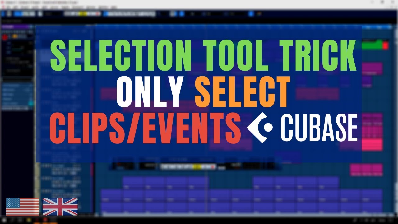 Cubase Tips: Selecting Global Clips/Events