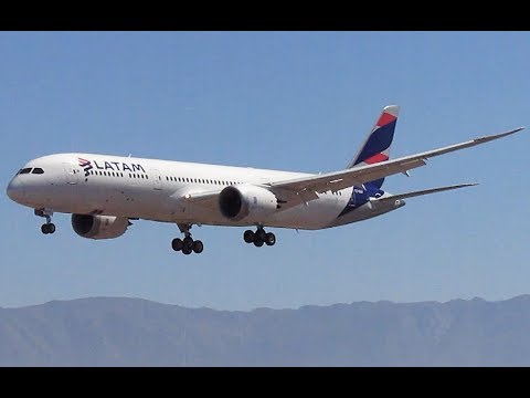 LATAM Chile Boeing 787-9 [CC-BGF] | Landing in Santiago Airport SCL