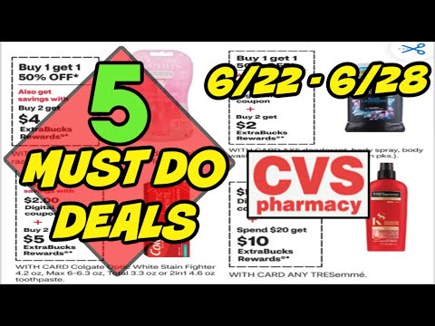 5 MUST DO CVS DEALS (6/22 - 6/28)