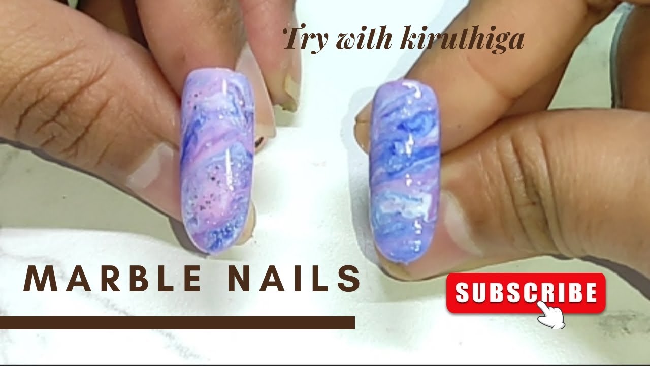 Master the art of Marble nails: step by step tutorial