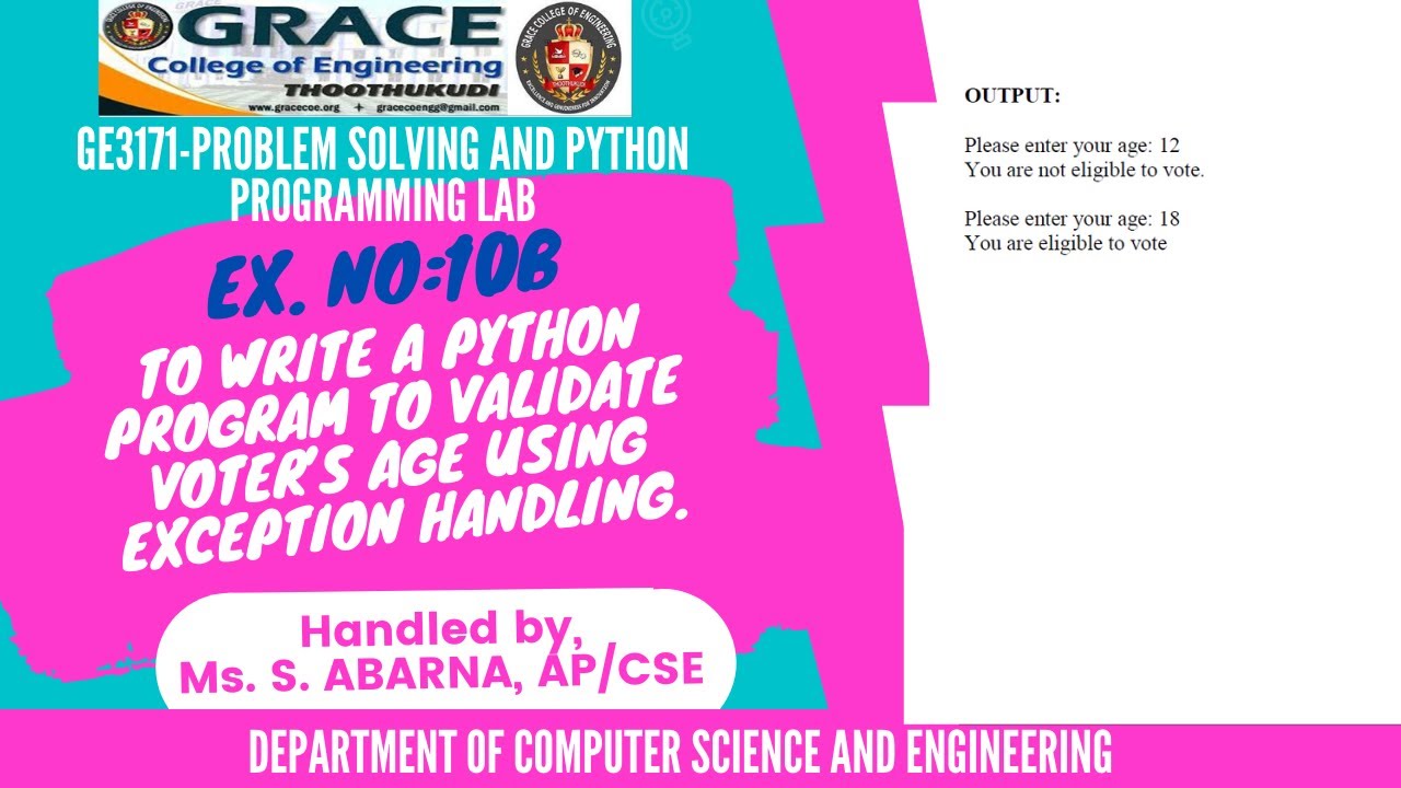 GRACE COE-CSE-GE3171-Problem Solving and Python Programming Laboratory-Ex10b