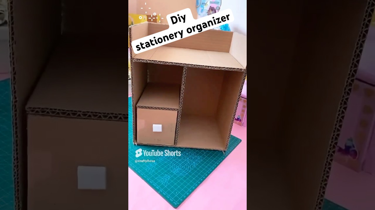 DIY Stationery Organizer |Desk Decor #diy #deskdecor #schoolsupplies