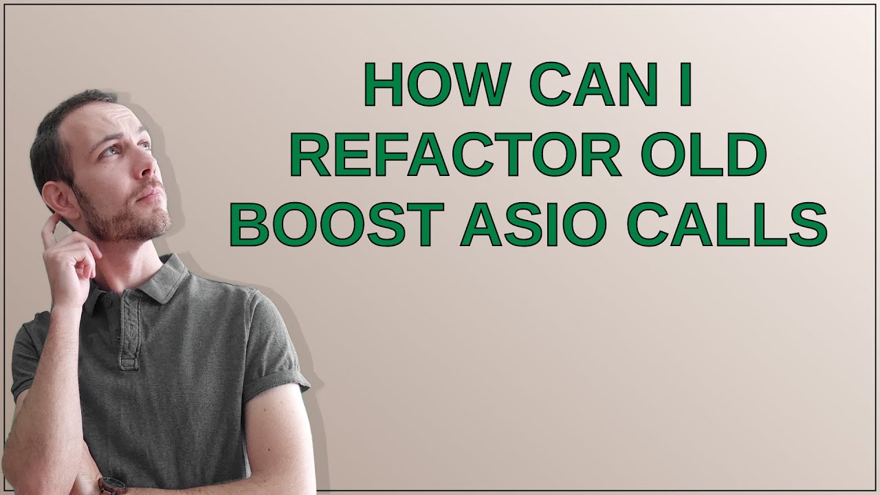 How can I refactor old boost asio calls