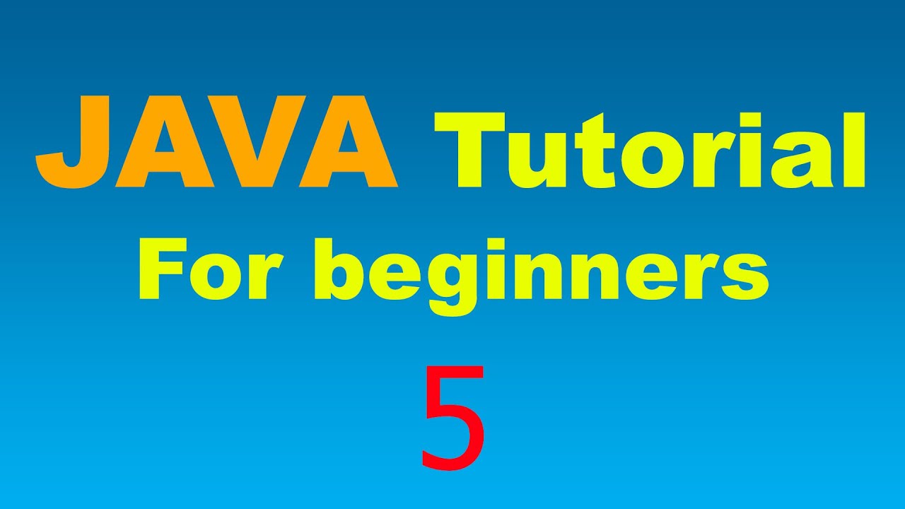 Java Tutorial for Beginners - 5 - Strings and System.out.print