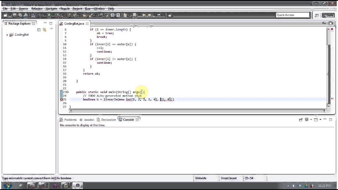 Let's play Coding Bat! Java Array - 3