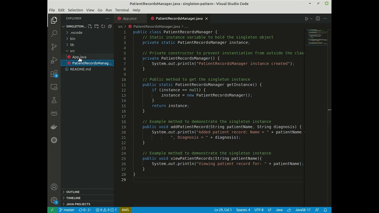Java Singleton Pattern: Complete Tutorial with Example