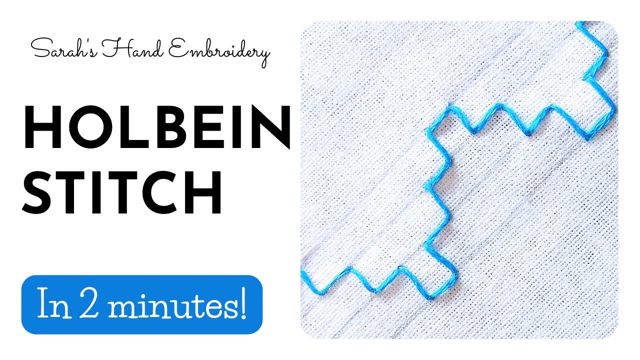 Video Library of Hand Embroidery Stitches - Sarah's Hand Embroidery