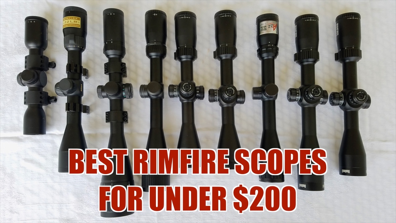 TOP RIMFIRE SCOPES FOR UNDER $200!