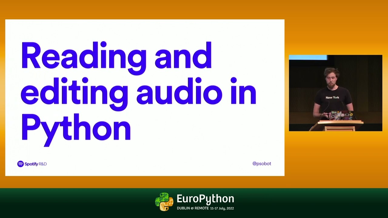 Working with Audio in Python (feat. Pedalboard) - presented by Peter Sobot
