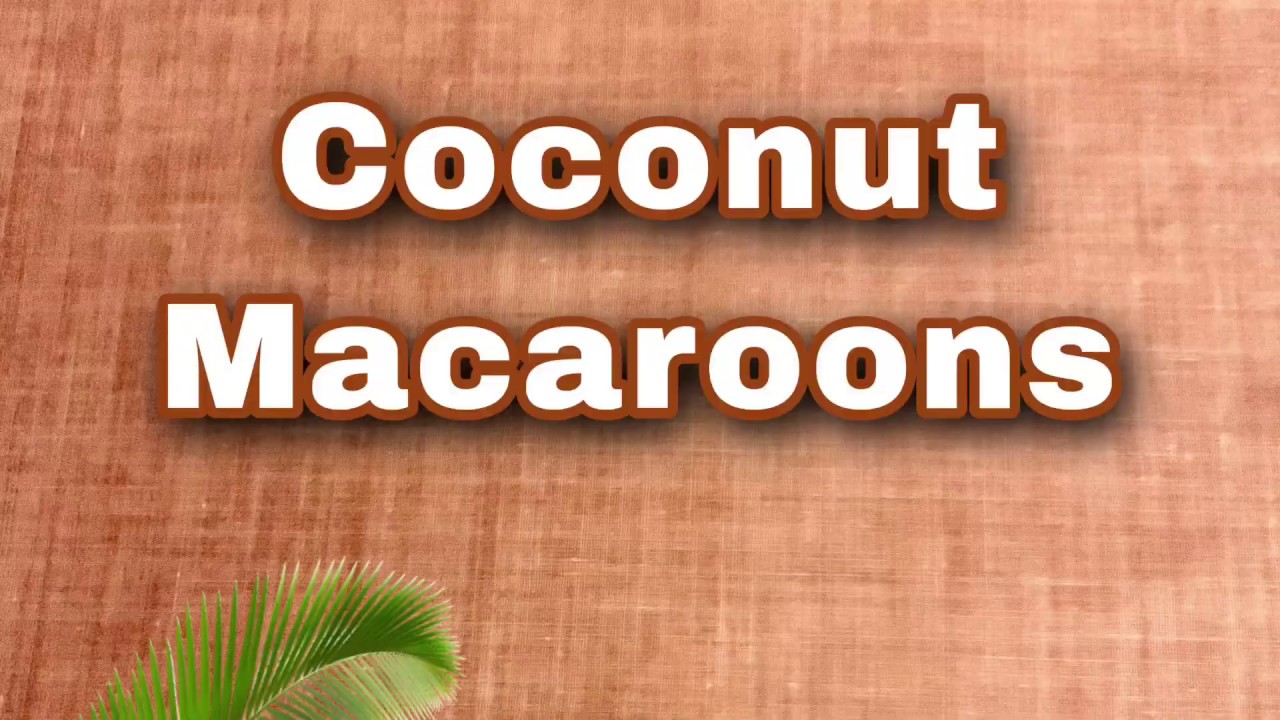Coconut Macaroons I Braz Eustaquio