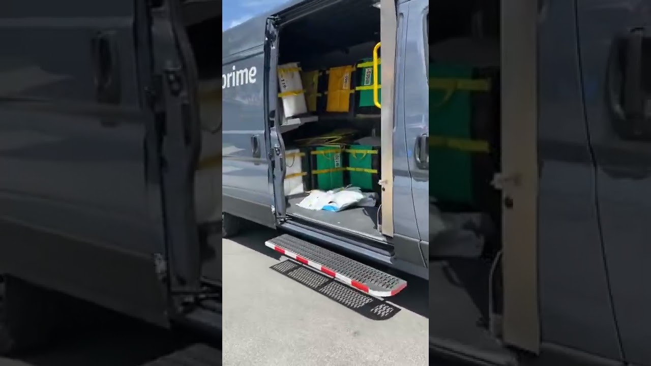 Step into the amazon Ram 3500 pro master delivery van