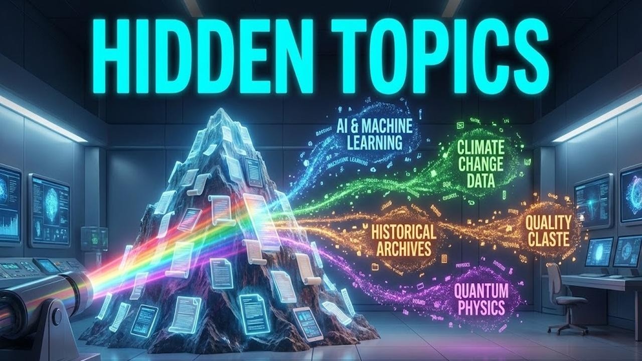 LDA Explained: How AI Automatically Finds Hidden Topics