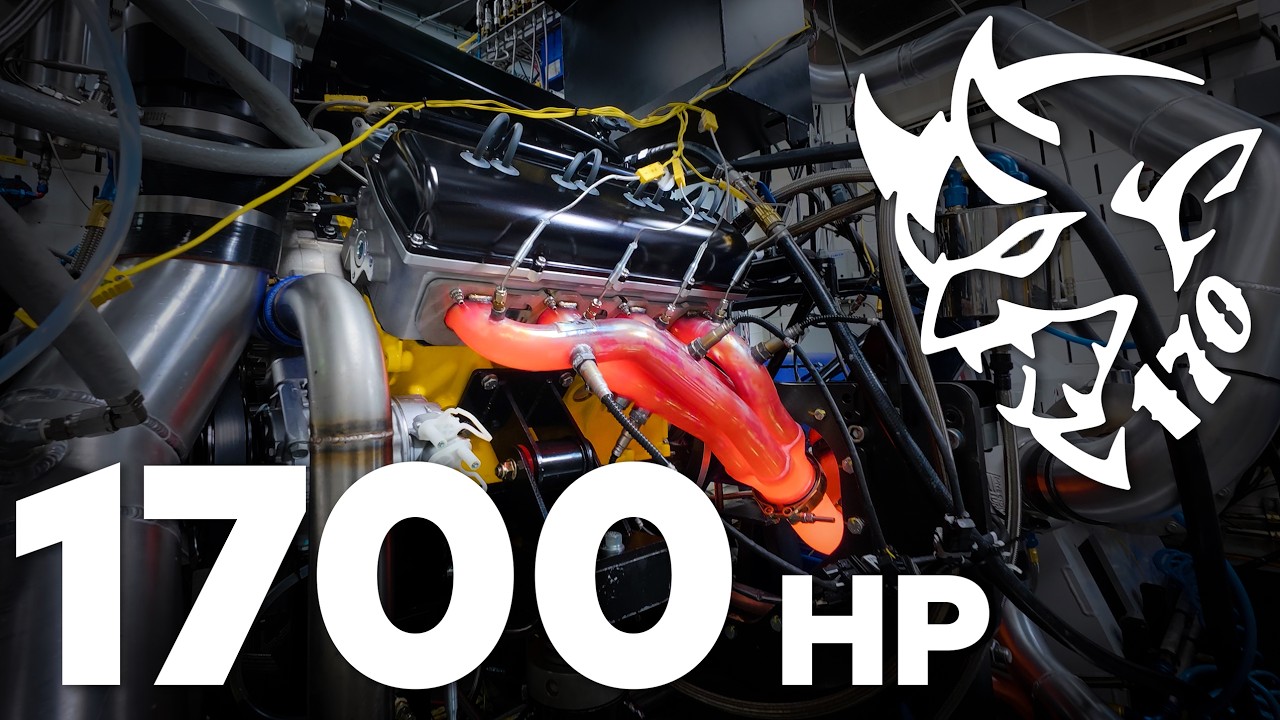 Watch the Twin-Turbo 440 HEMI V8 for the Hennessey Dodge Demon 170 Hit ...