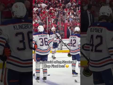 Connor McDavid Reacts To Losing AGAIN In Finals🥲🤝#mcdavid #oilers #nhlplayoffs