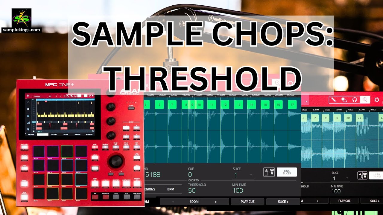 AKAI MPC ONE PLUS SAMPLE CHOPS WITH THRESHOLD