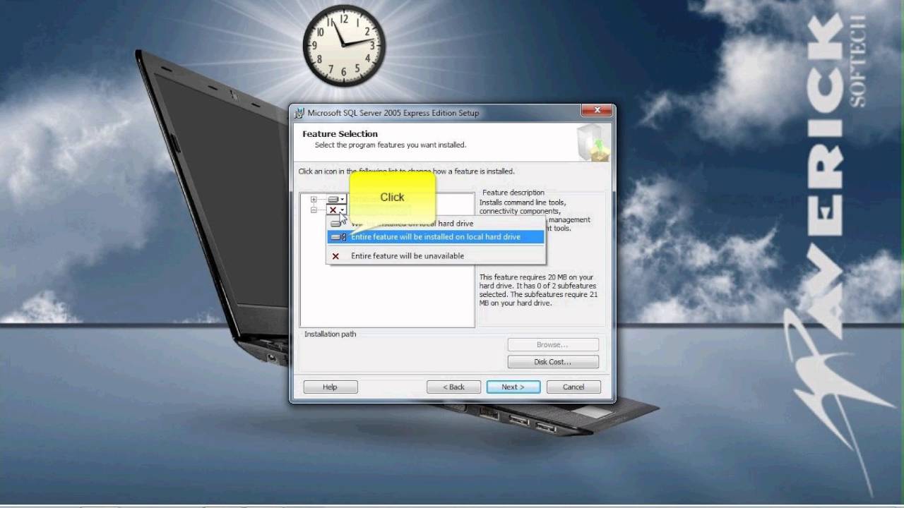 SQL SERVER 2005 Express Edition Installation Manual