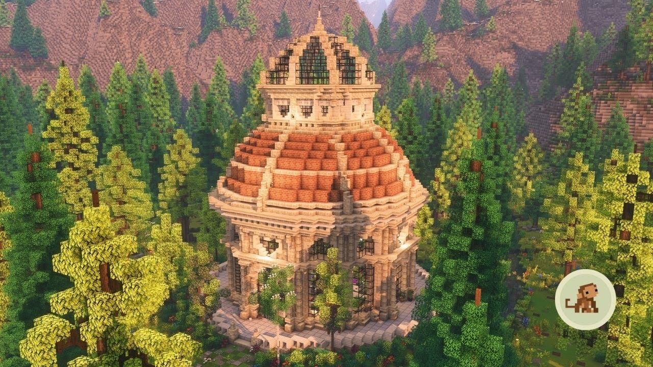 A Butterfly Conservatory 🦋 | Minecraft Tutorial (Advanced) - Minecraft ...