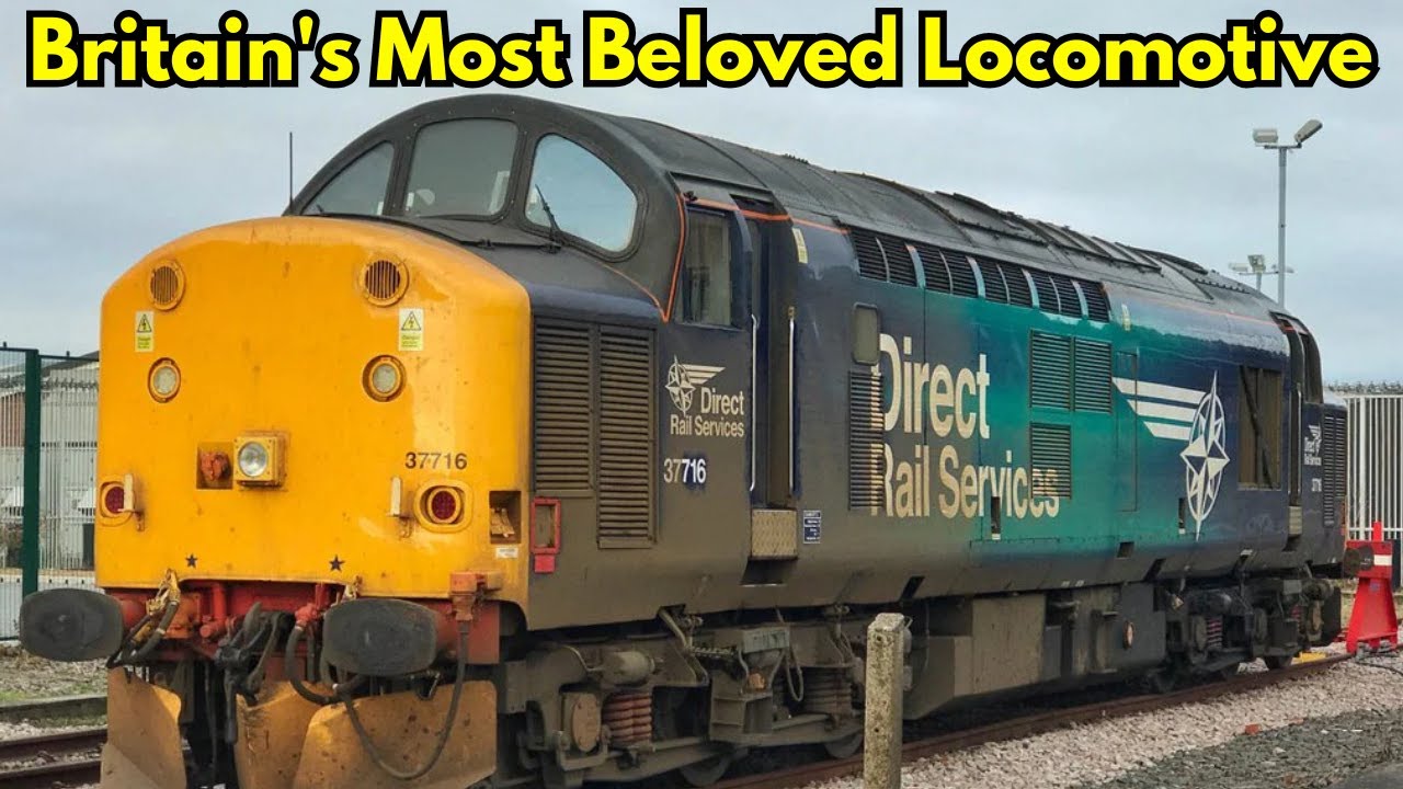 Class 37: The UK's Most Beloved Diesel Locomotive #class37 #locomotive #thrash #fyp