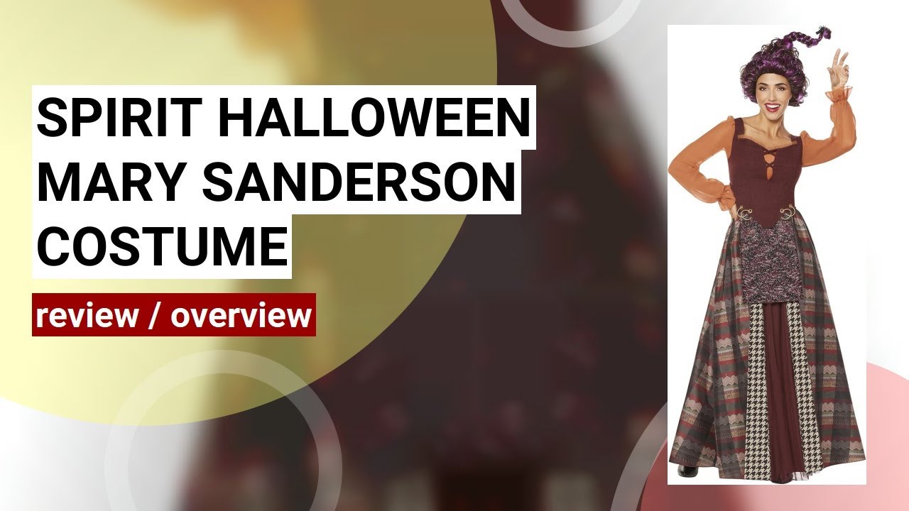 Review: Spirit Halloween's Hocus Pocus Mary Sanderson Costume