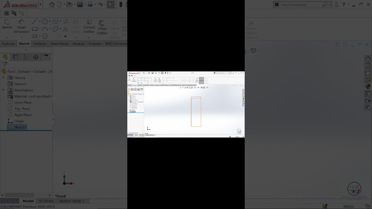 creating Allen key on Solidworks