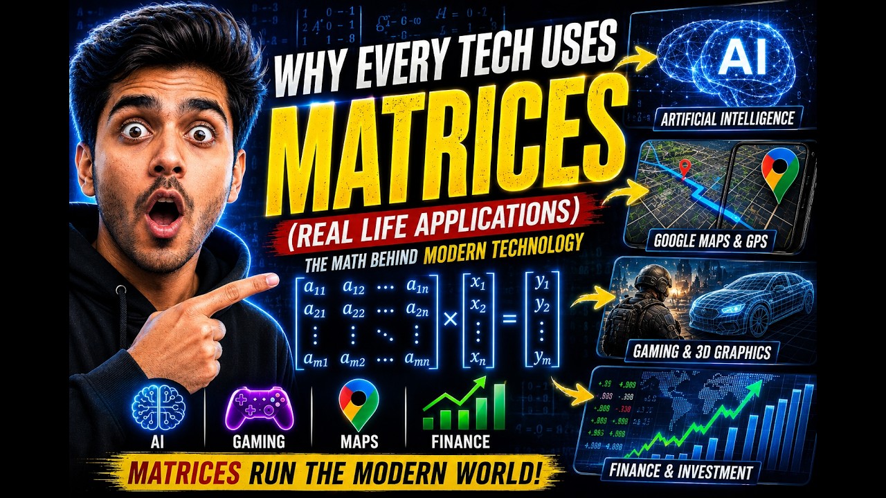 How AI, GPS & Games Use Matrices