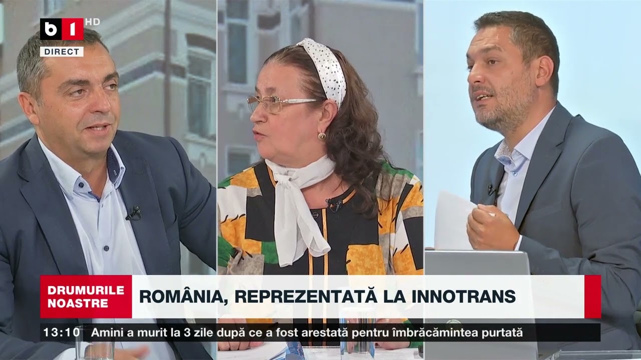 Emisiunea Drumurile Noastre-B1 TV-ROMÂNIA, reprezentată la Innotrans ...
