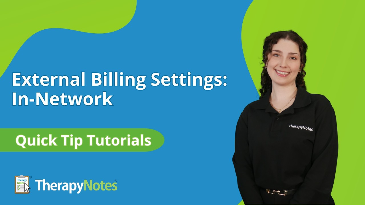 External Billing Settings in TherapyNotes®