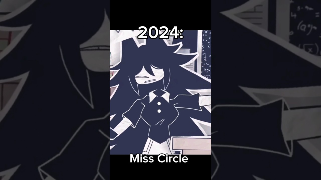 2024 and 2018 (Miss circle and Baldi Basic's) #shorts #baldisbasics