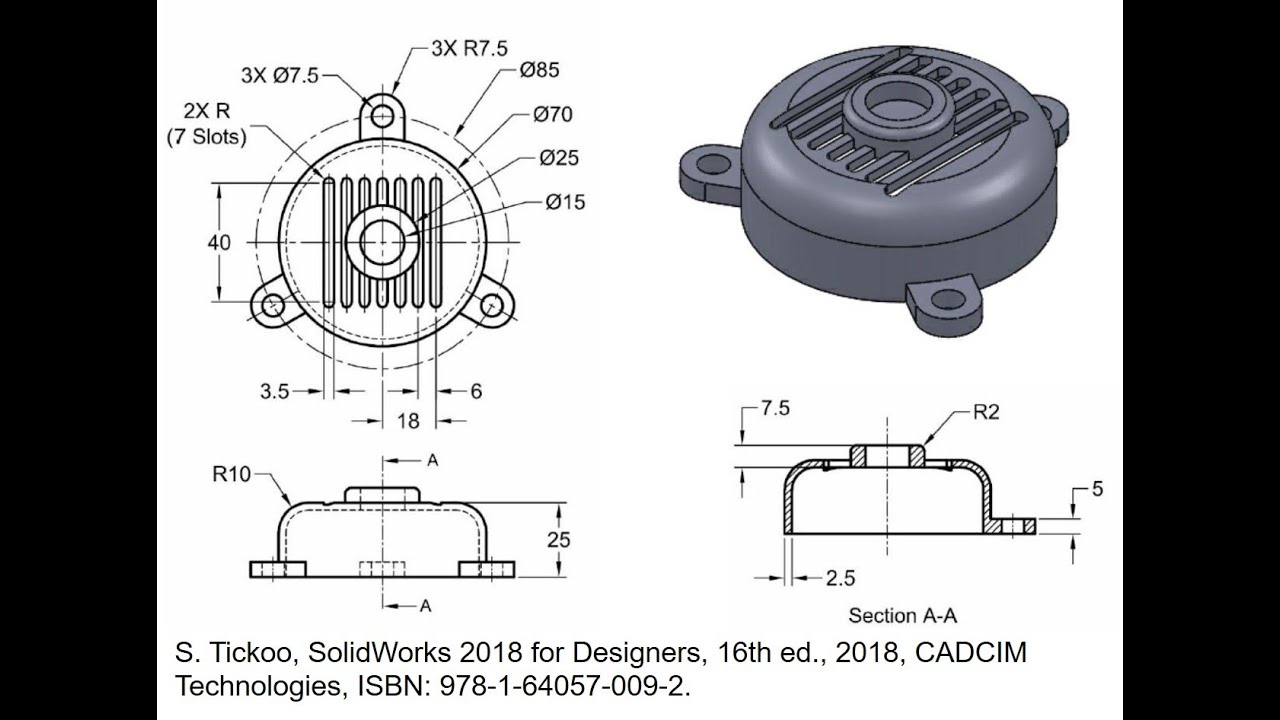 SolidWorks Chapter#9 Tutorial#3