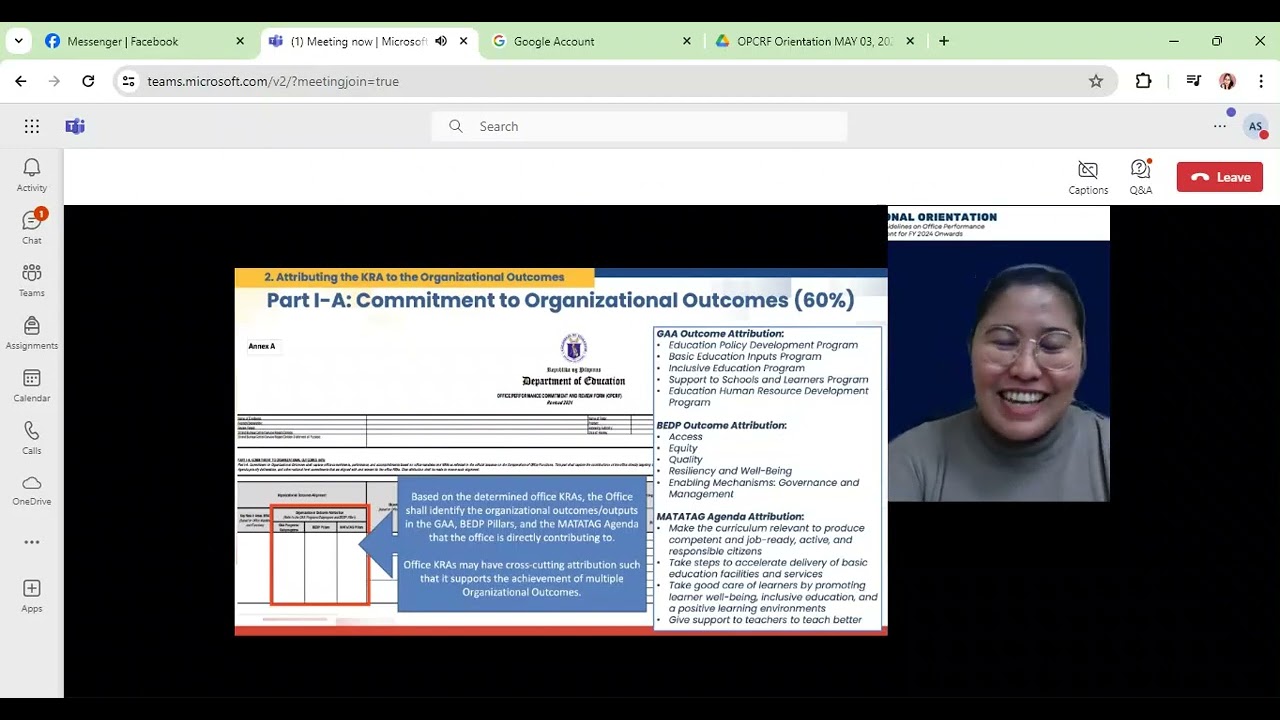 NEW OPCRF School heads OPCRF interim Guidelines Orientation/ OPCRF PART 2