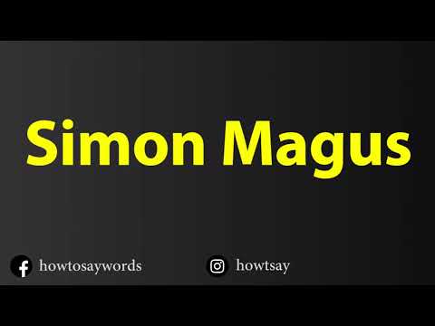 How To Pronounce Simon Magus
