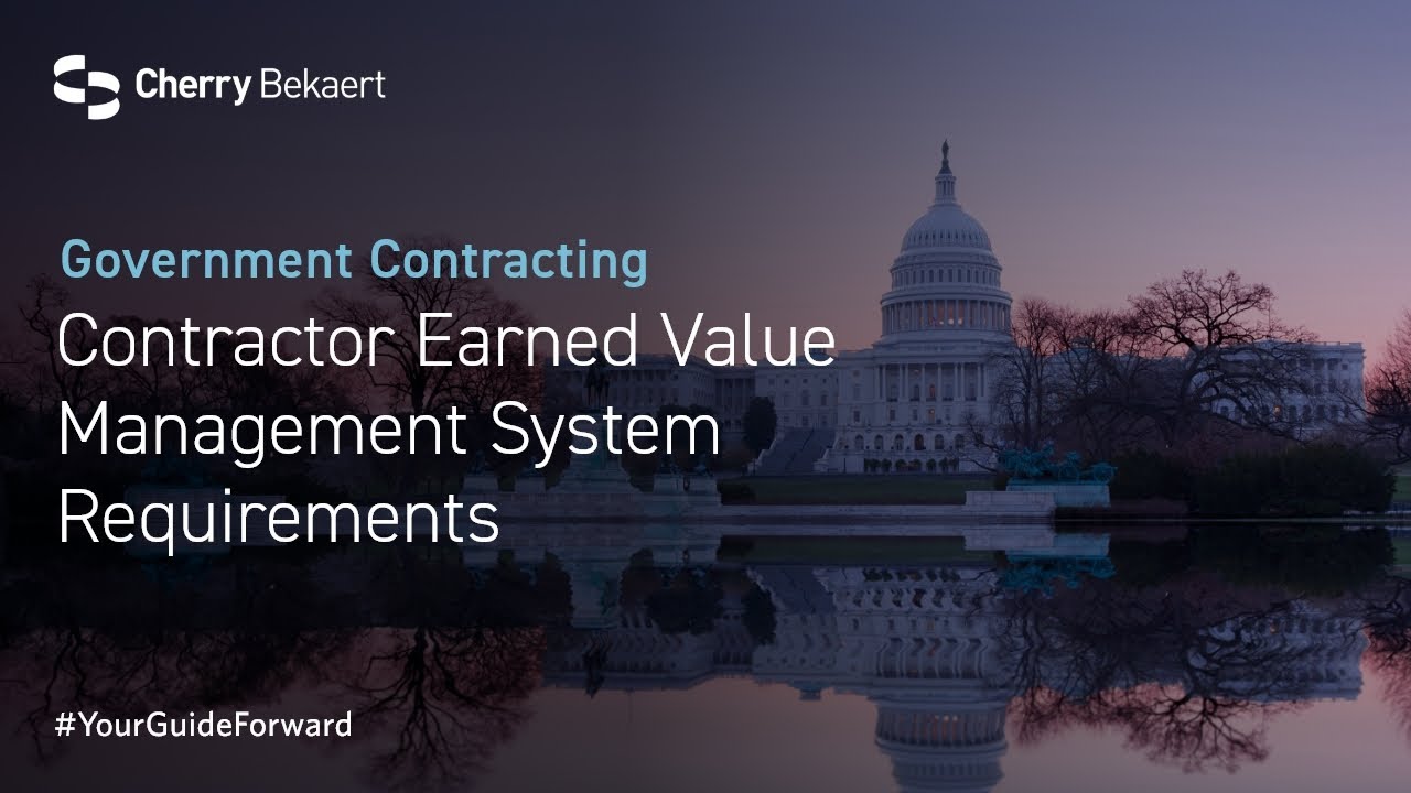 Contractor Earned Value Management System Requirements