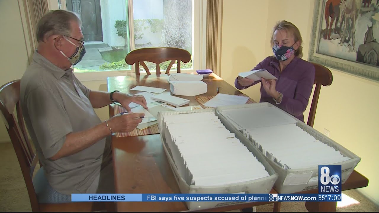 Vote Forward volunteers write personalized messages to get out the vote