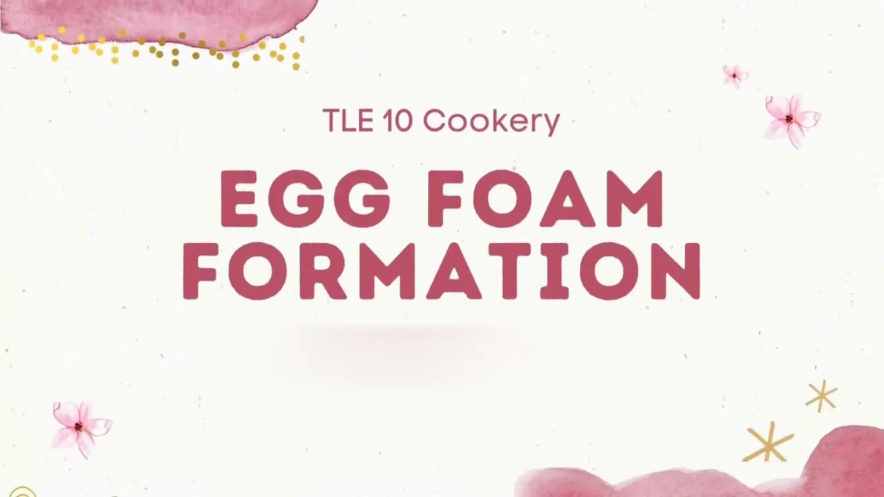 Egg Foam Formation