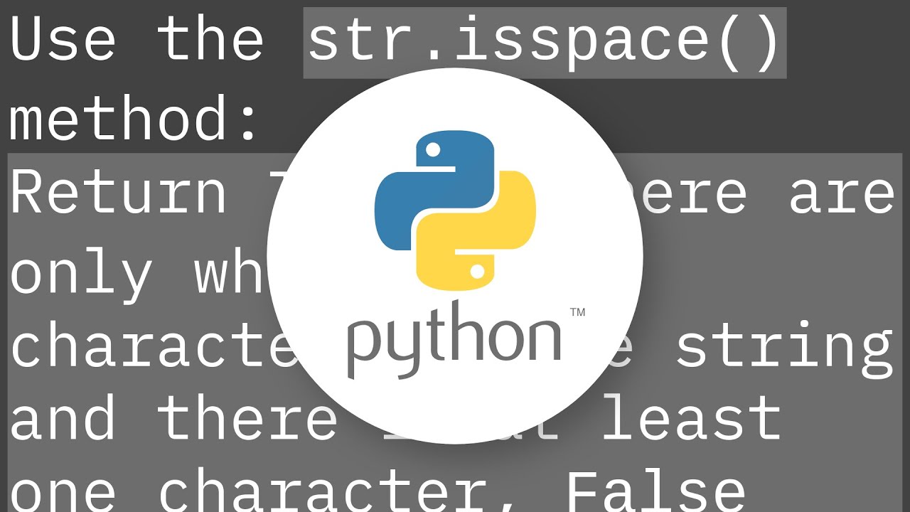 Check if string contains only whitespace