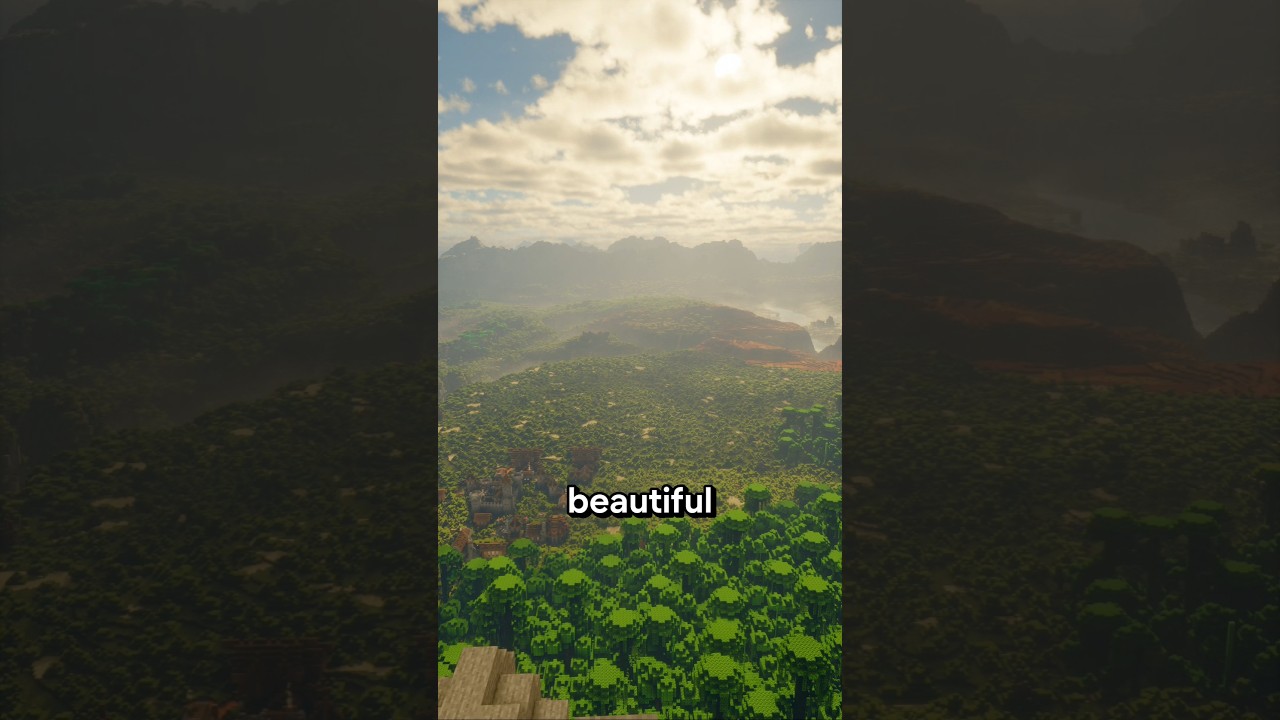 The Tectonic Mod Makes Your Terrain Look Absolutely Stunning#shorts#viral#minecraft#minecraftshorts