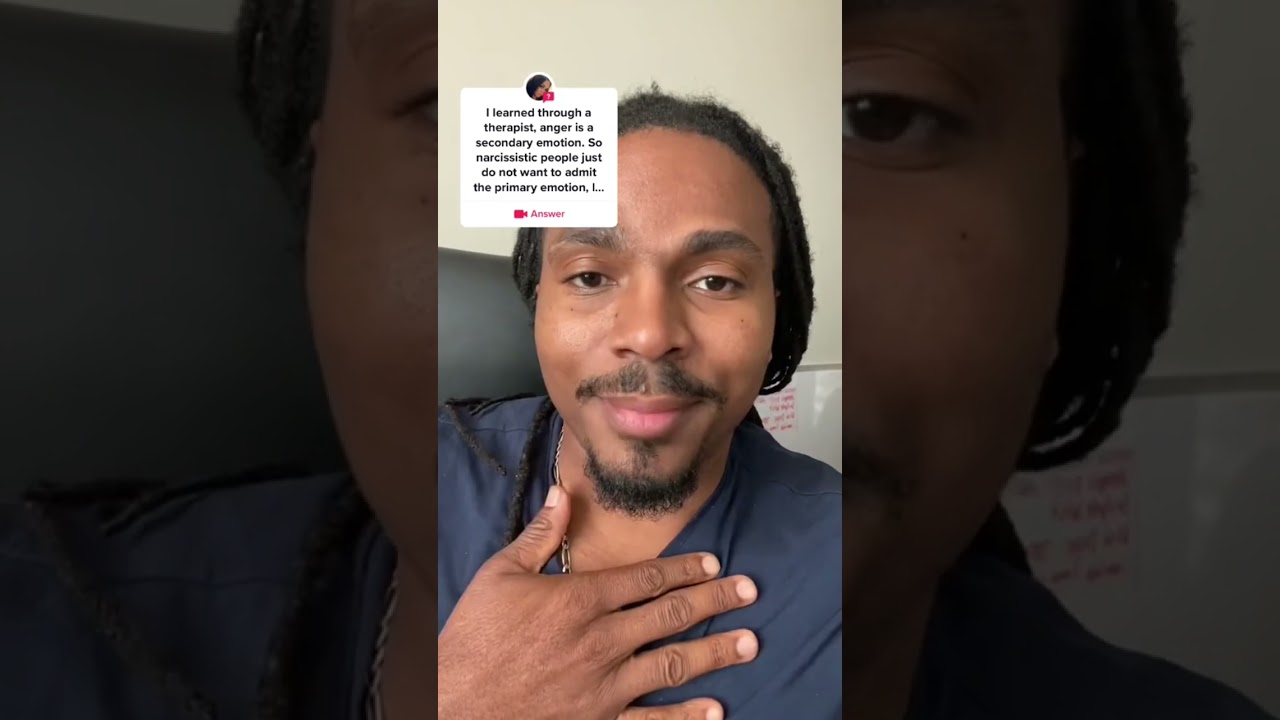 Anger is a secondary emotion that a lot of narcissistic people use well