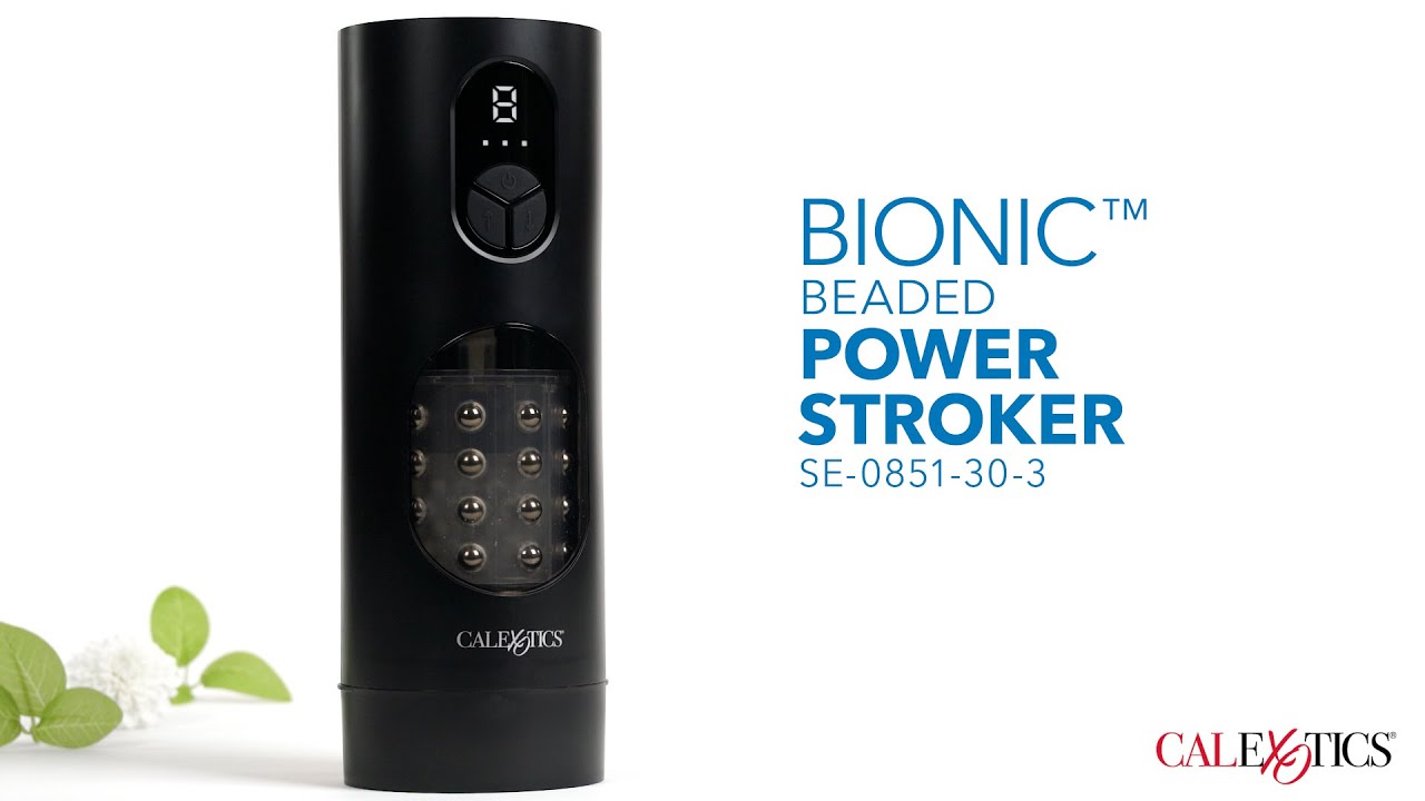CalExotics Bionic™ Beaded Power Stroker