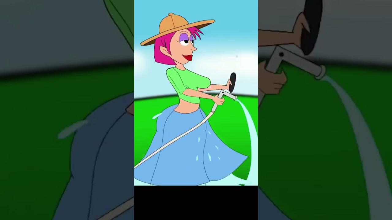 Watering pants instead of plants #balloontoons #animation #loop