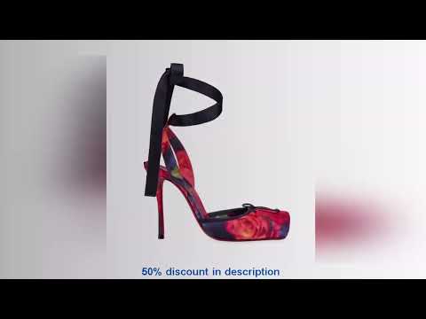 Why Everyone’s Talking About This Product! Women Pink Spring High Heeled Sandals for Woman's Squa