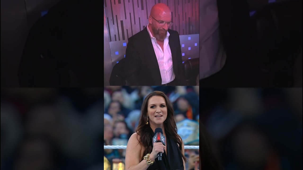 Triple H was proud of Stephanie's 