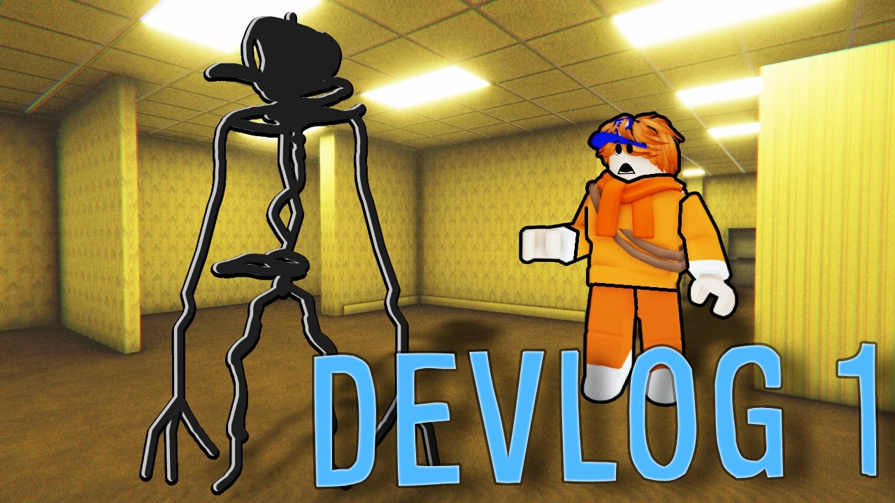 I am making A Realistic Roblox Backrooms Horror Game| Devlog 1