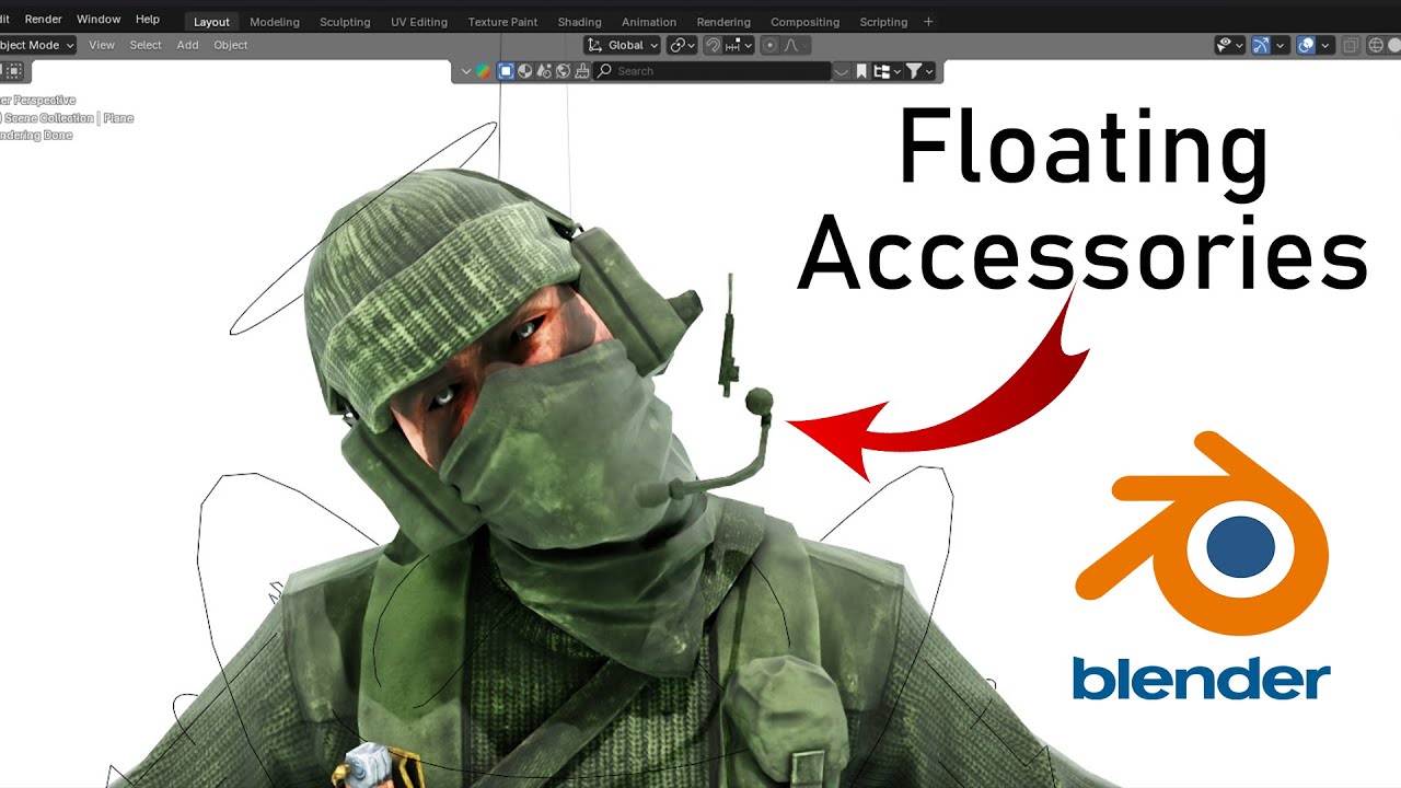 How to Fix Accessories Not Following Rig in Blender | Easy Bone Weight Fix! | Blender Tutorial