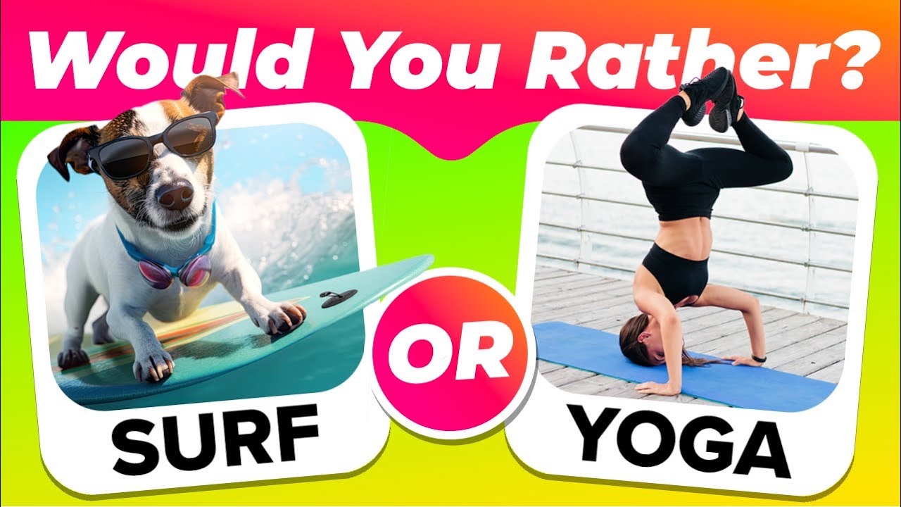 Would You Rather... 40+ SUMMER Questions ☀️🌡 | Interactive Party Game