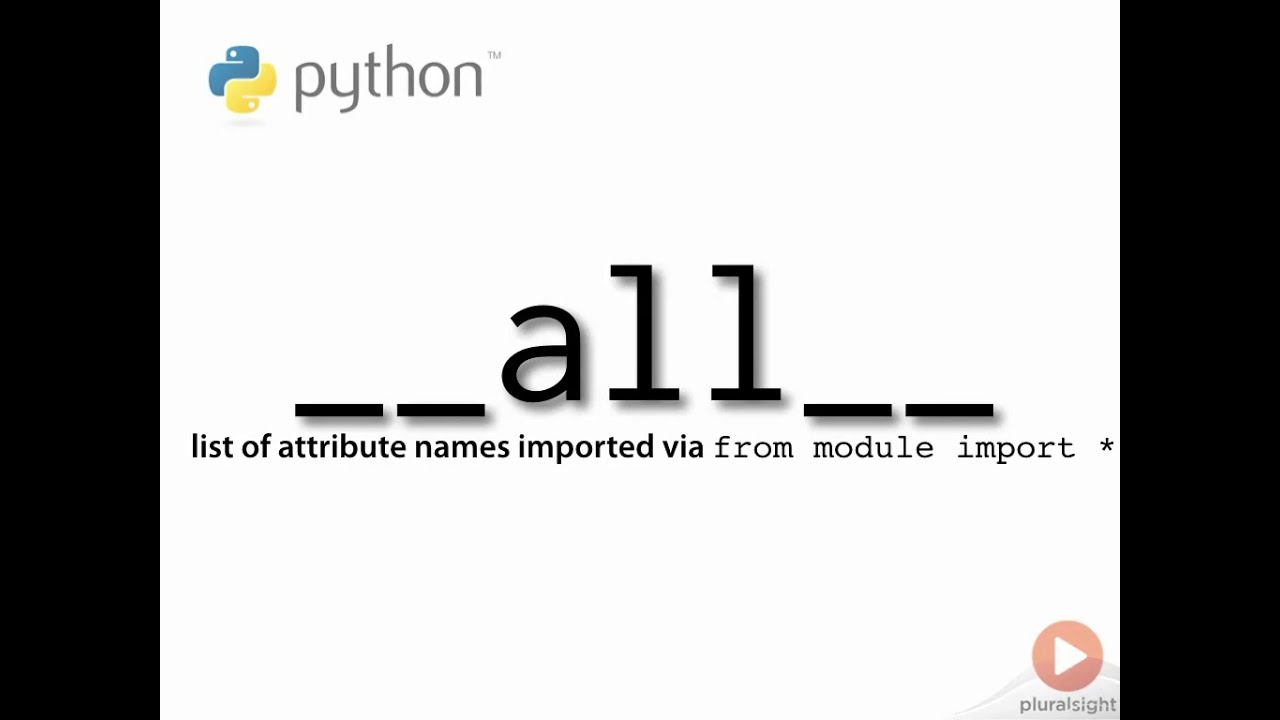 Python: Controlling imports with   __all__