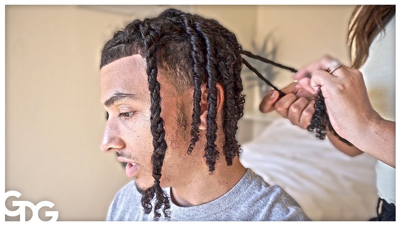 Braiding My Starter Dreadlocks