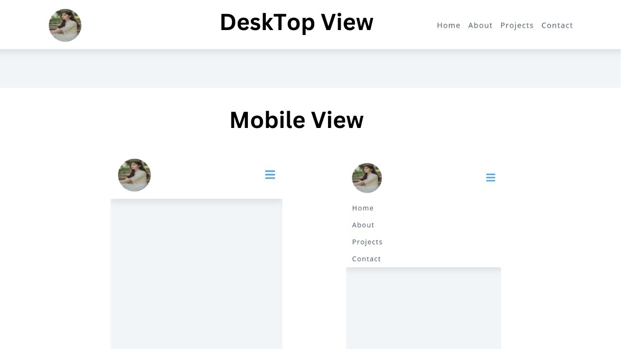 Hamburger Menu Using HTML, Css & Javascript | Day 28 Of 100 Day Project Hamburger Menu Source Code