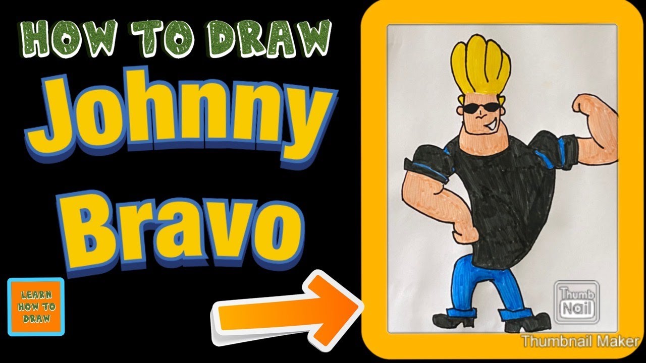How to Draw Johnny Bravo Step by Step