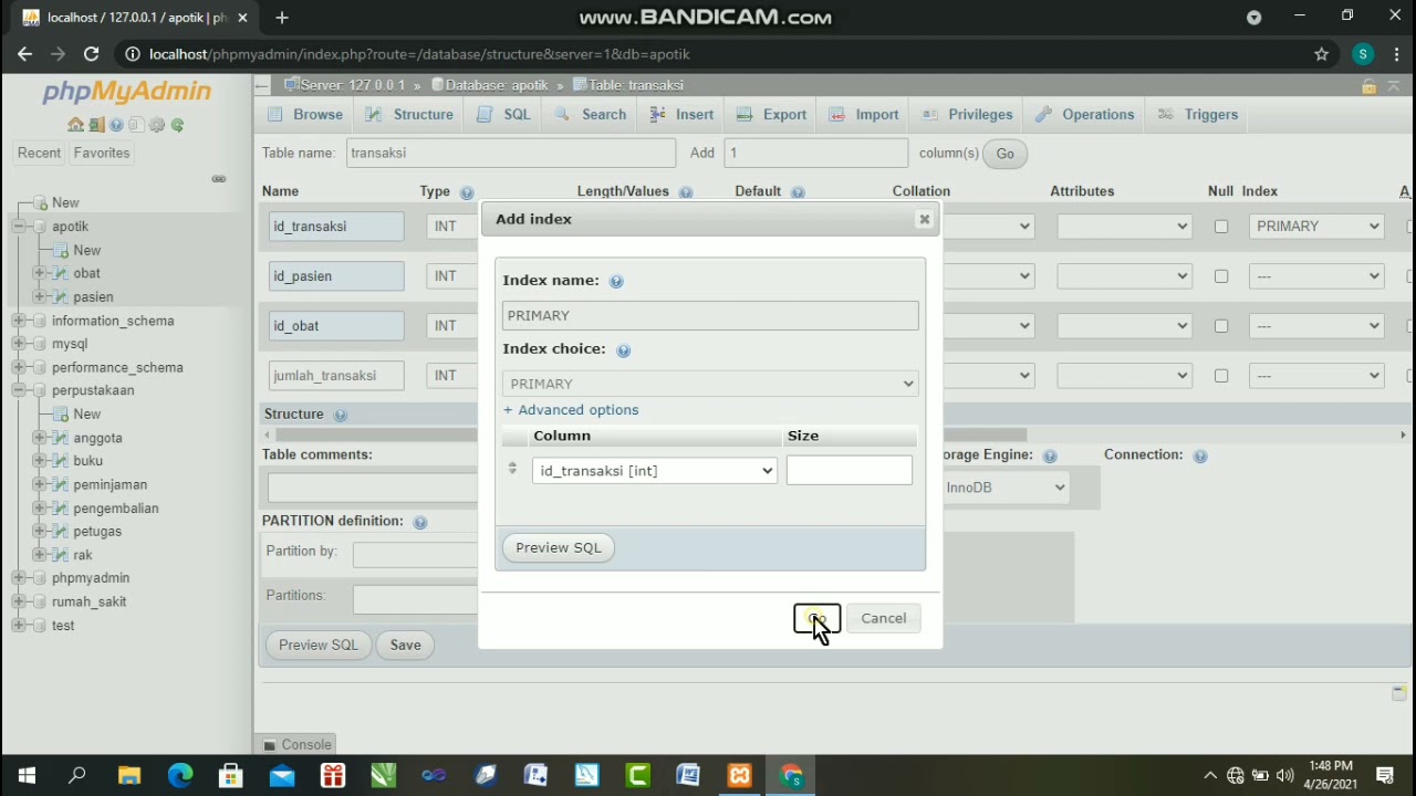 Tutorial 2 Data Base Apotik